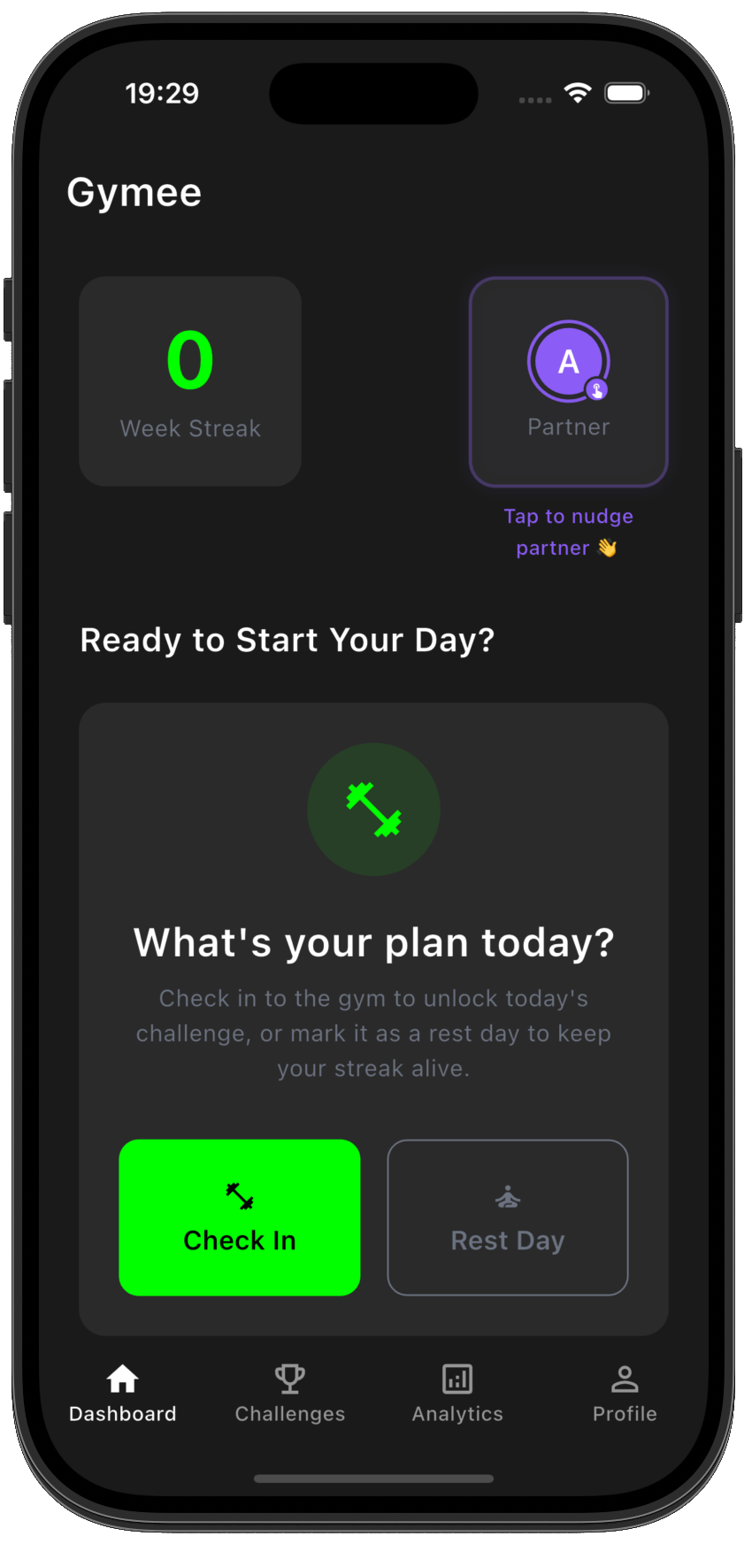 Gymee - Your Gym Accountability Partner